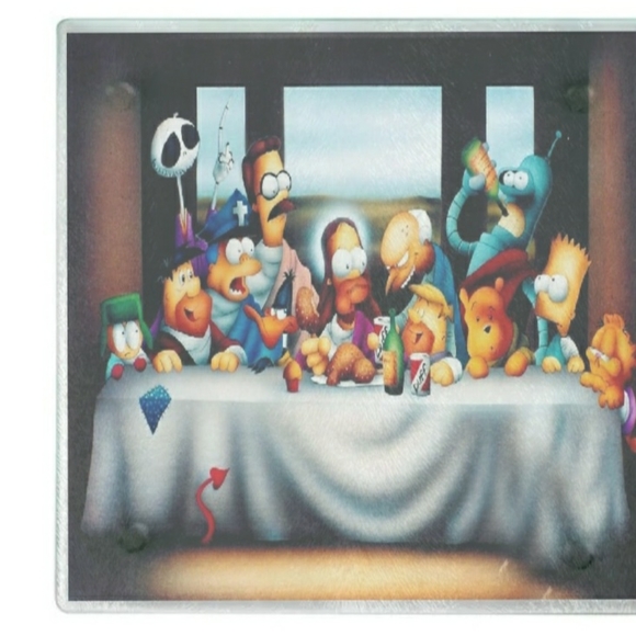 unkn | Kitchen | Simpsons Cutting Board | Poshmark